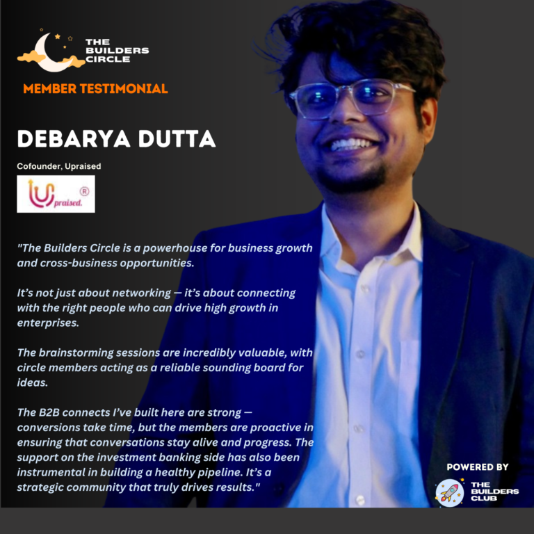 Home - The Builders Club | Enabling Founders & CXOs in their Growth Journey